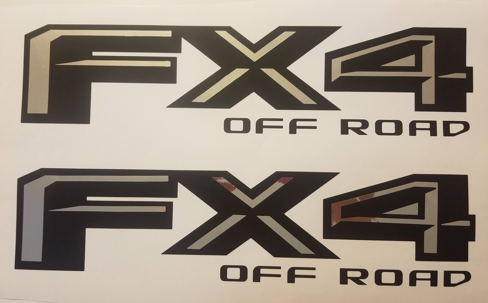 Fx4 off Road Decal Sticker Silverado Truck Ford SET Black | Etsy