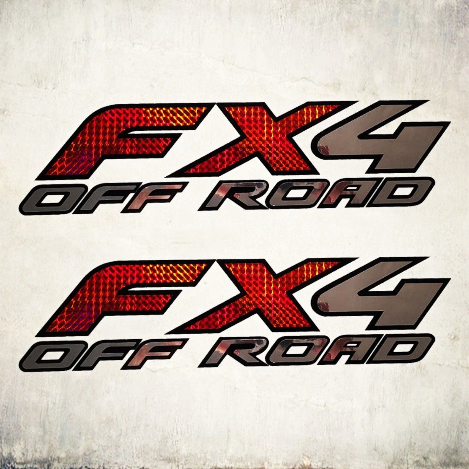 Fx4 off Road Sticker Decals Hologram Truck SET Ford - Etsy