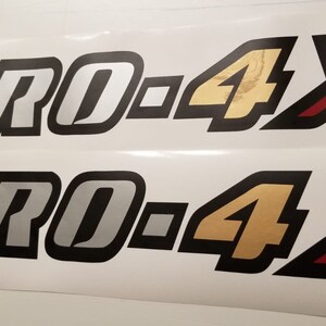 PRO 4X Decal Sticker NISSAN Cut Vinyl ( 18" X 3" ) SET - Etsy