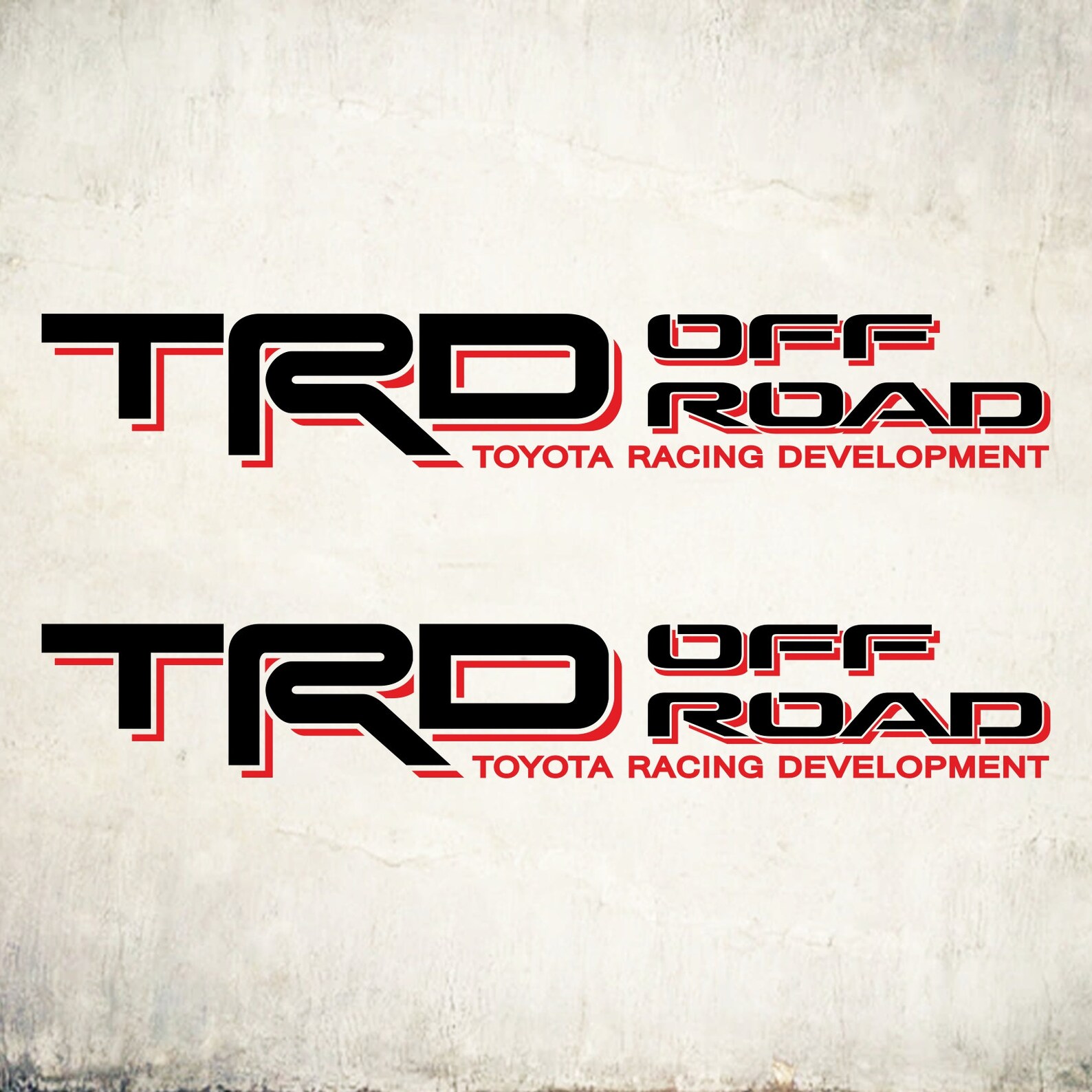 TOYOTA TRD off Road 4x4 Decal Sticker 17 X 2.7 - Etsy