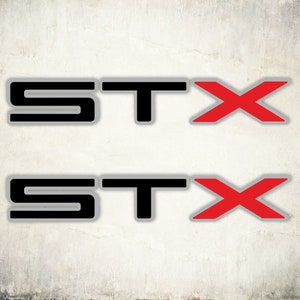 STX Decal Stickers, Black Matte Gray Red Ford (set ) - Etsy
