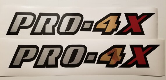 PRO 4X decal sticker NISSAN cut vinyl 18 x 3 | Etsy