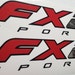 Fx2 Sport, Sticker Decal, Ford Truck (SET) 4x2 - Etsy