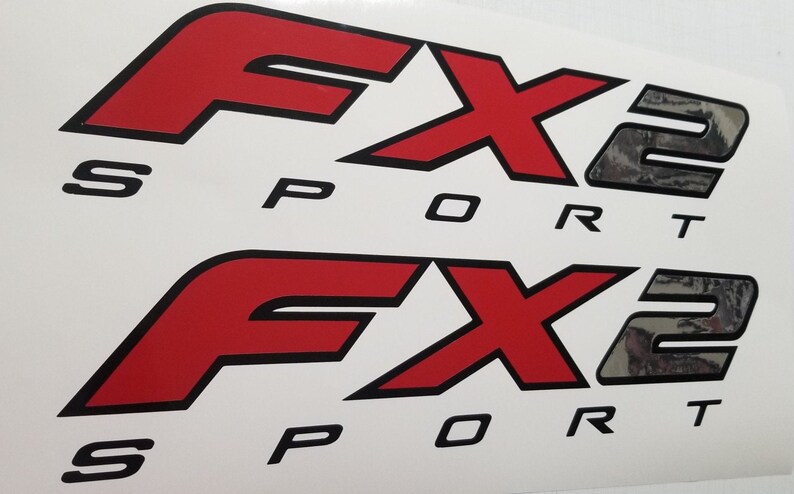 Fx2 Sport Sticker Decal Ford Truck SET 4x2 - Etsy