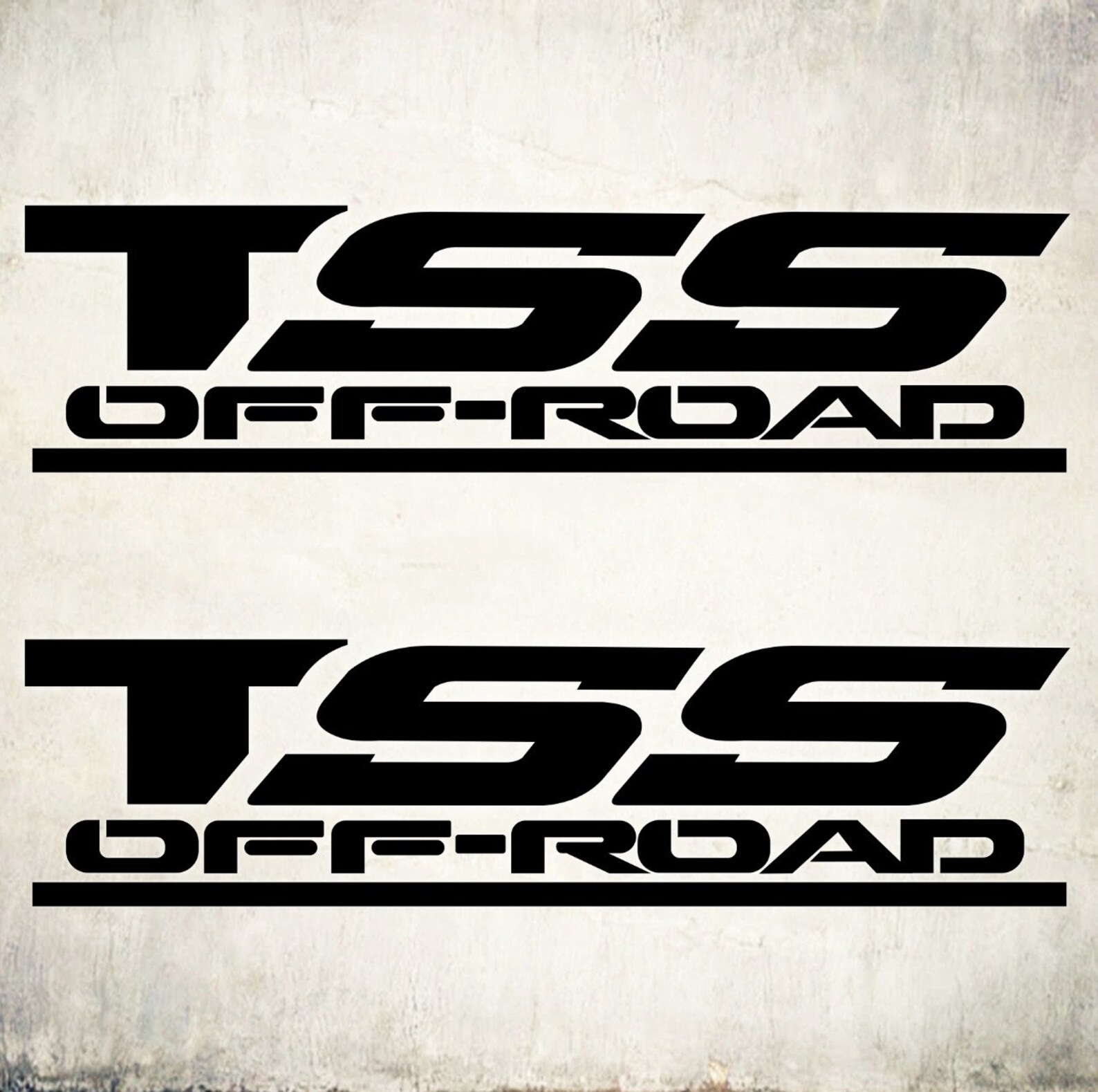 TOYOTA TSS off Road Black Matte Decal Sticker Truck SET - Etsy