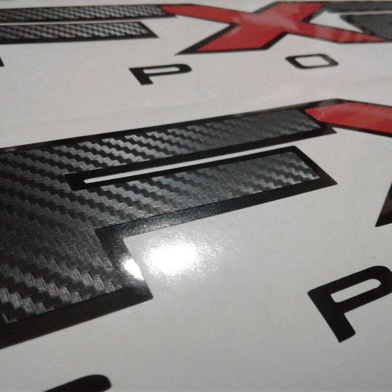 Fx2 Sport, Sticker Decal, Truck Ford (SET) Carbon Fiber - Etsy
