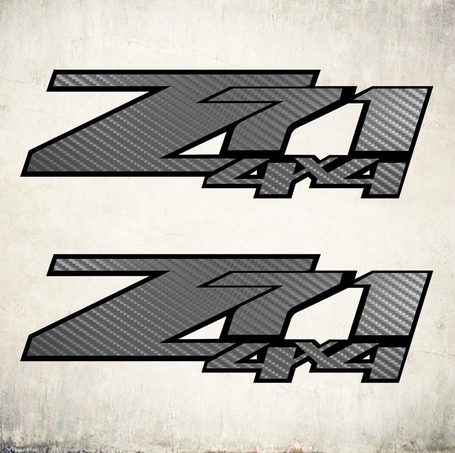 Z71 4x4 Decals Sticker Carbon Fiber Silverado Truck Chevrolet - Etsy
