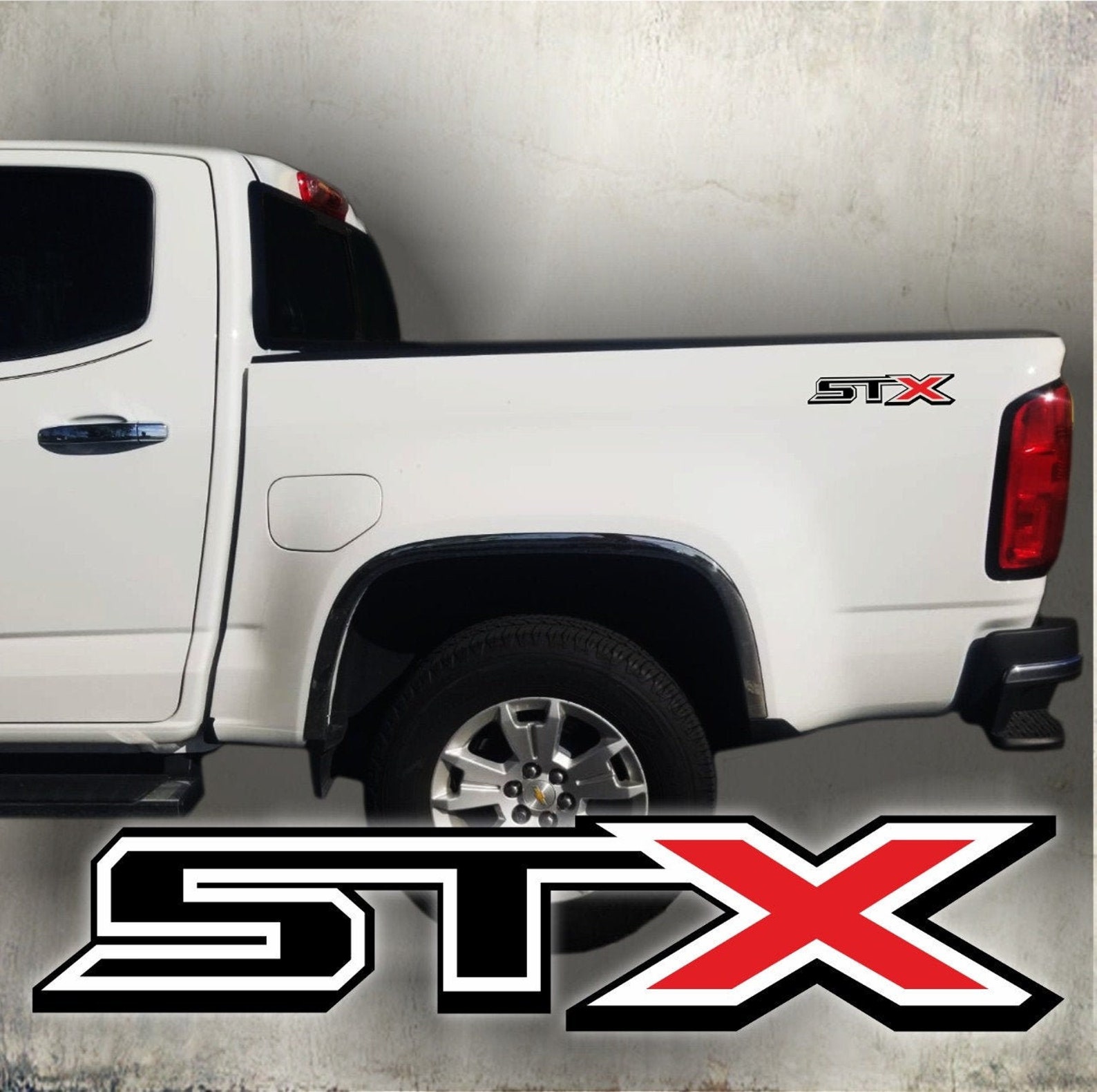 STX Decal Stickers Black and Red Silverado Ford 150 Super - Etsy