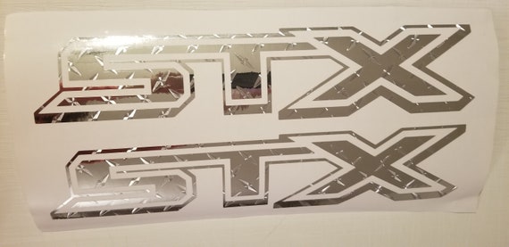 STX Diamond decal stickers silverado truck chevrolet set | Etsy