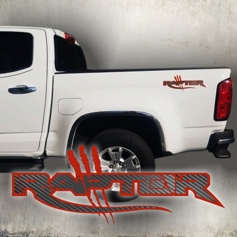 RAPTOR Vinyl Decal Sticker Carbon Fiber set - Etsy