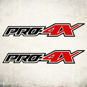 Pro 4X Sticker Decal, SET Truck Cut Vinyl Nissan - Etsy