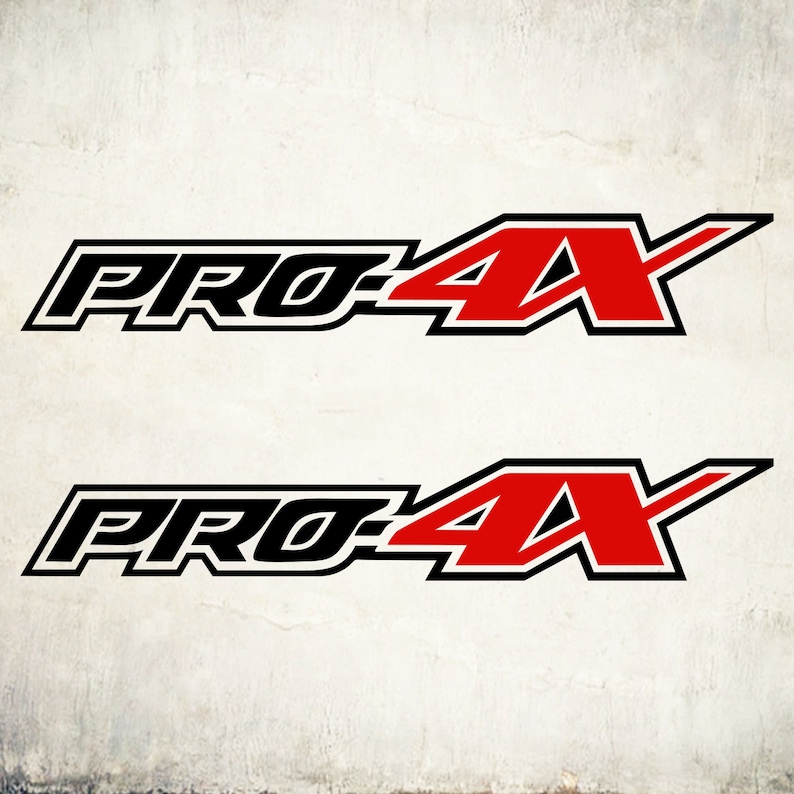 Pro 4X Sticker Decal, SET Truck Cut Vinyl Nissan - Etsy