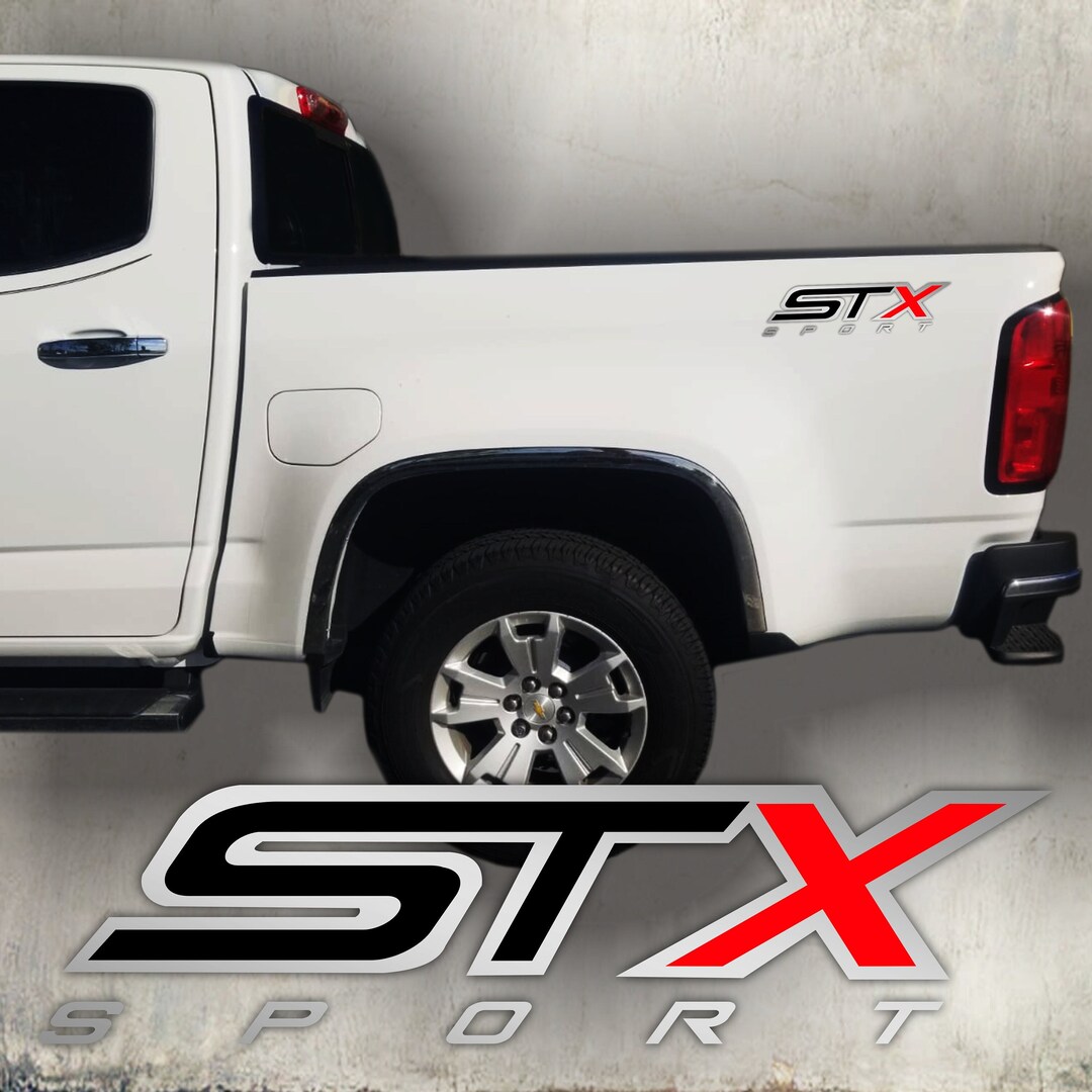STX Sport, Decal Stickers, Black Matte and Chrome Truck (set) - Etsy