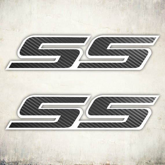 Camaro Ss Stickers Decal Fiber Carbon 8 X 18 - Etsy