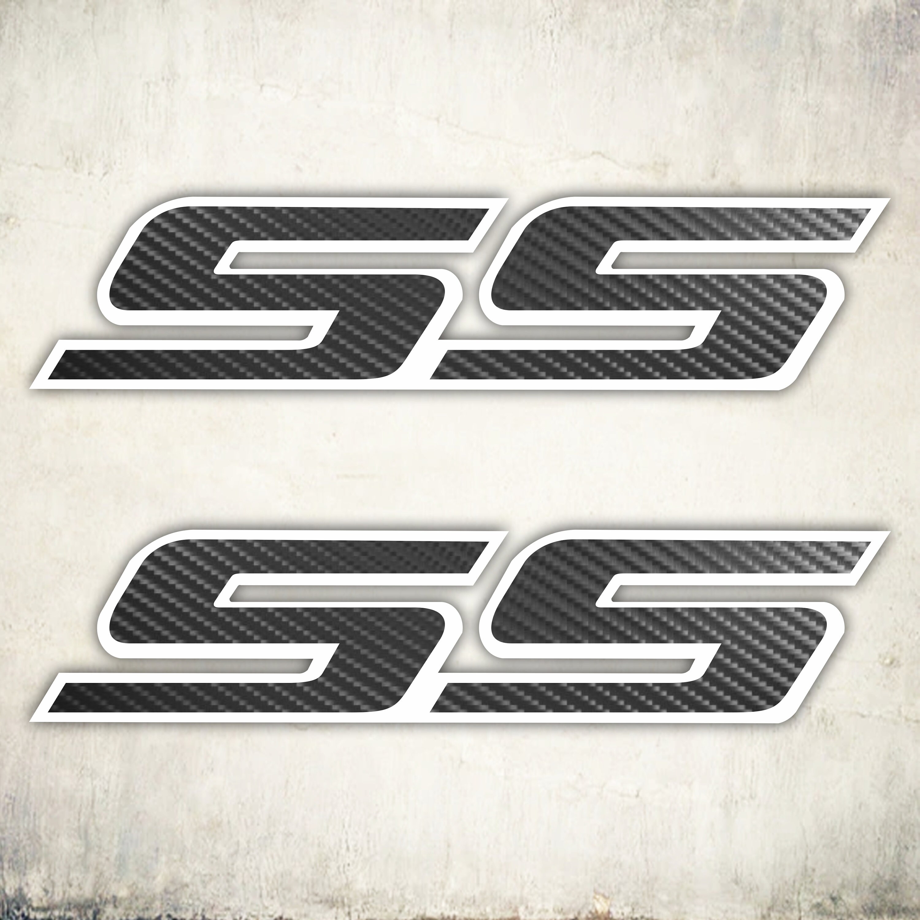 Camaro Ss Stickers Decal, Fiber Carbon 8 X 1.8 SET - Etsy