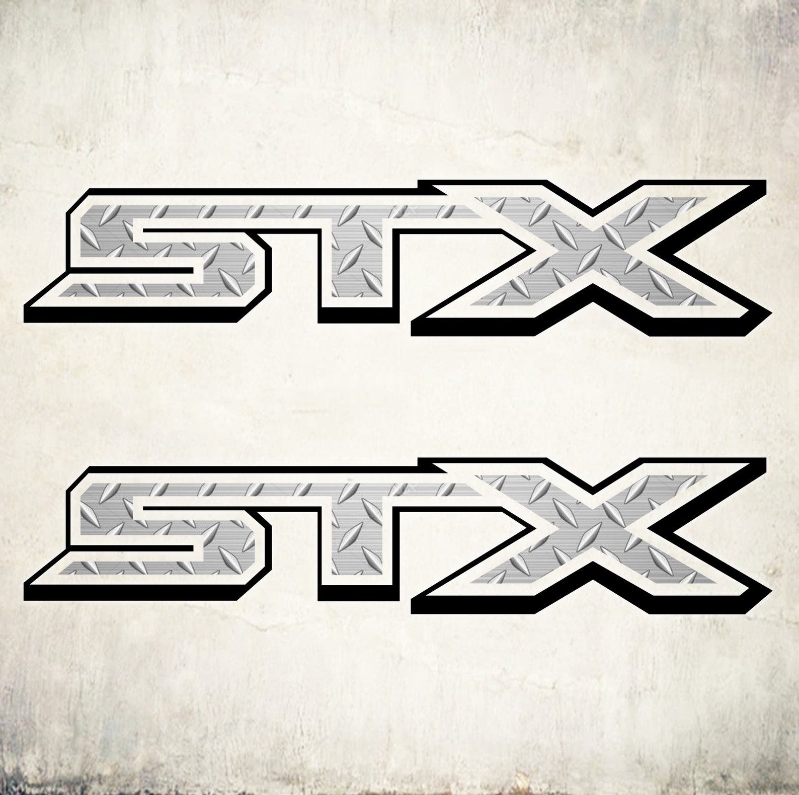 STX Diamond Sticker Decal Ford Cut Design set - Etsy