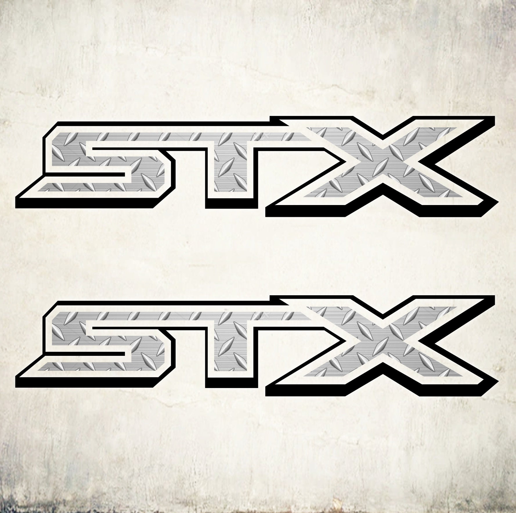 STX Diamond Sticker Decal, Ford Cut Design set - Etsy