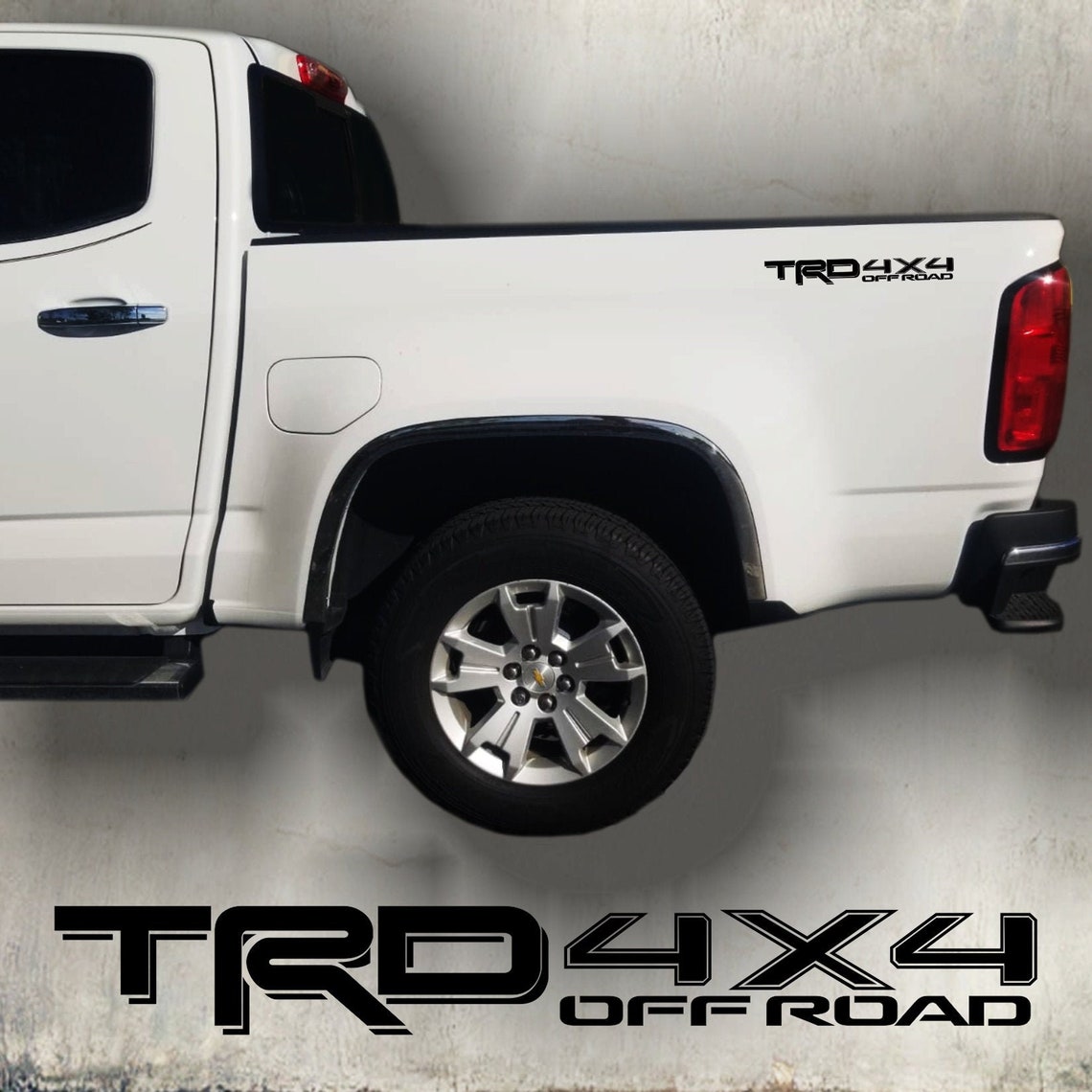 TRD 4x4 off Road Decal Sticker Black Matte SET Truck Cut - Etsy