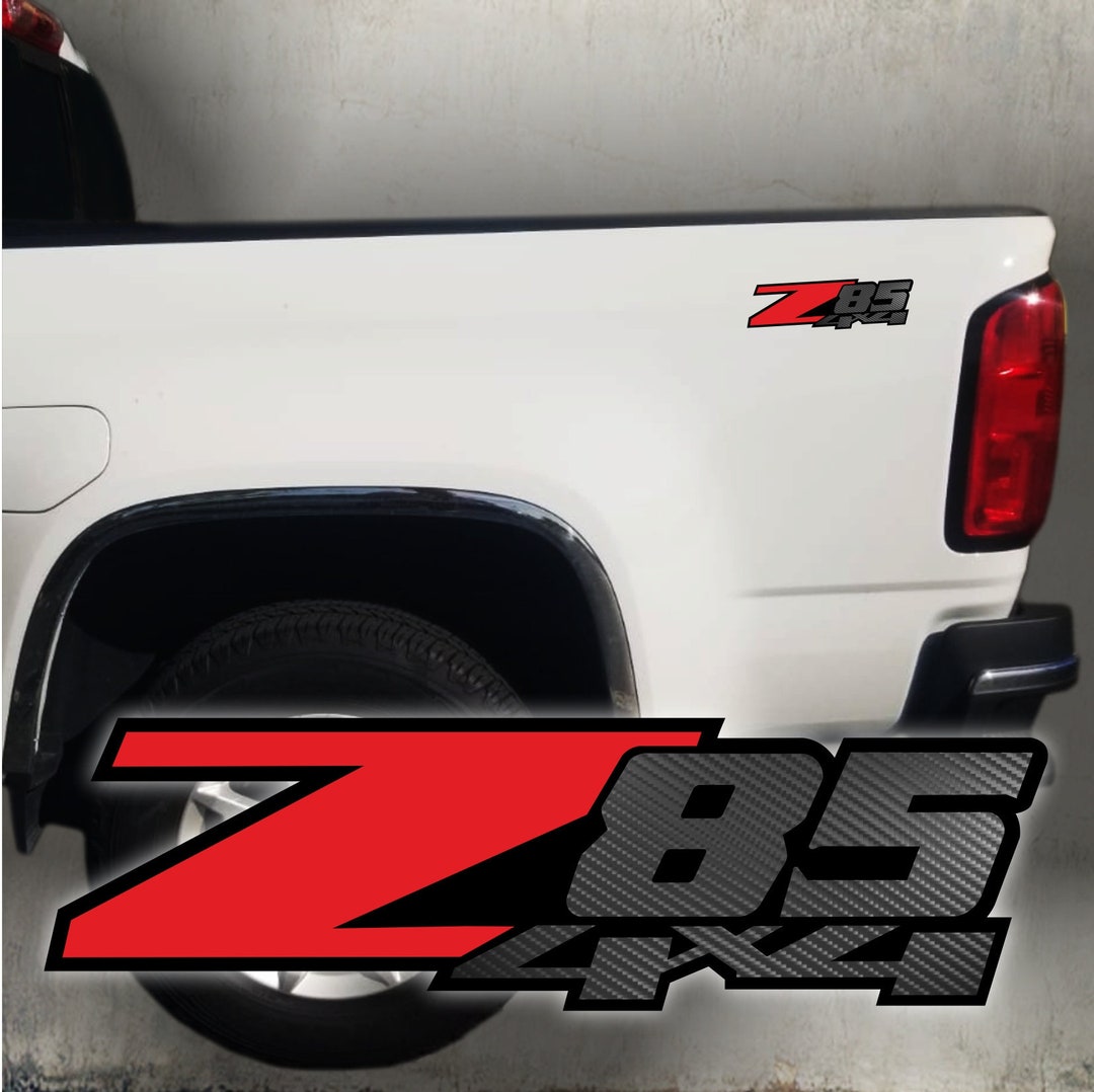 Z85 4x4 Sticker Decal Fiber Carbono Silverado Truck (SET) - Etsy
