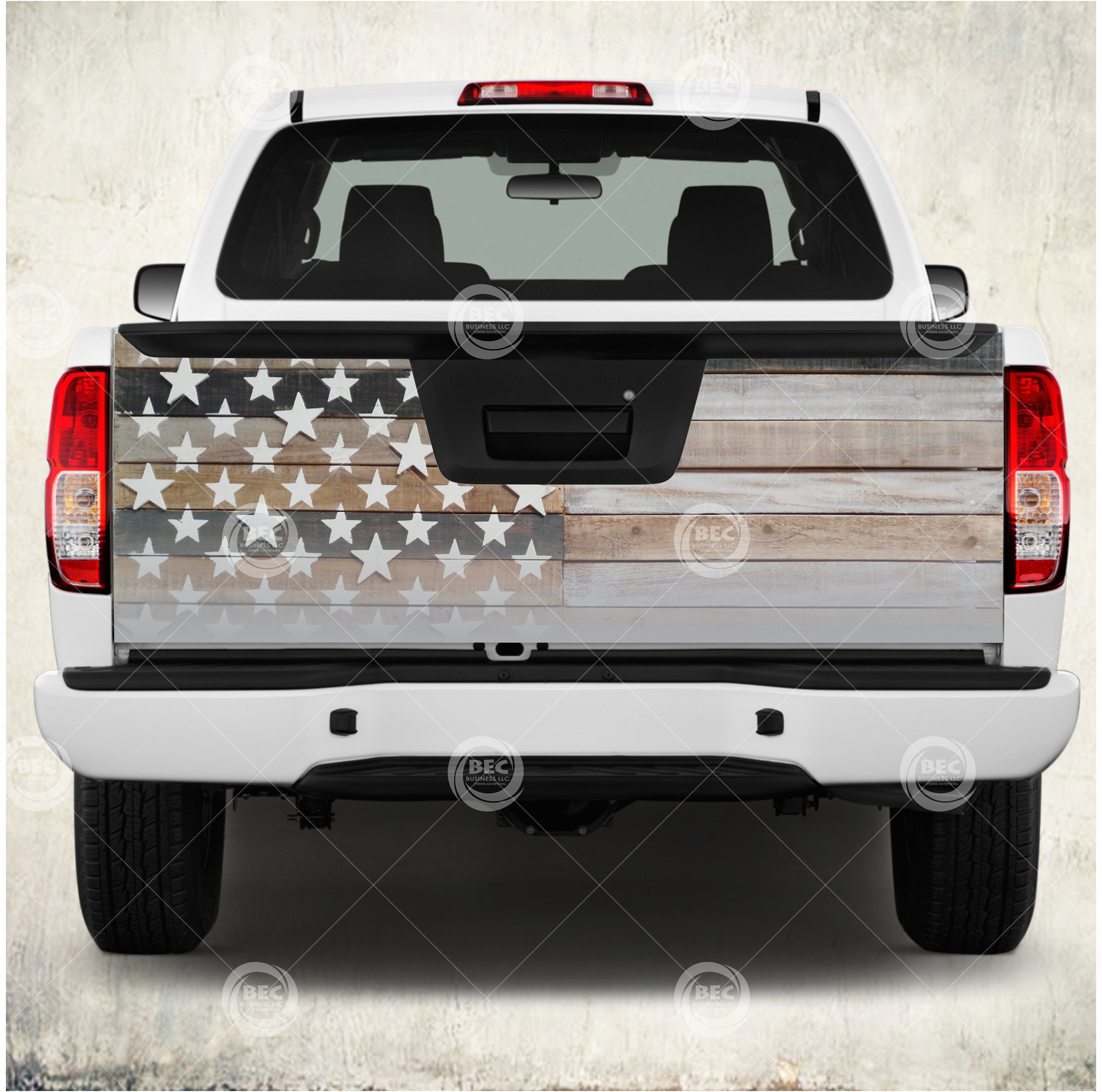 American Flag Tailgate Wrap Vinyl Graphic Laminated - Etsy