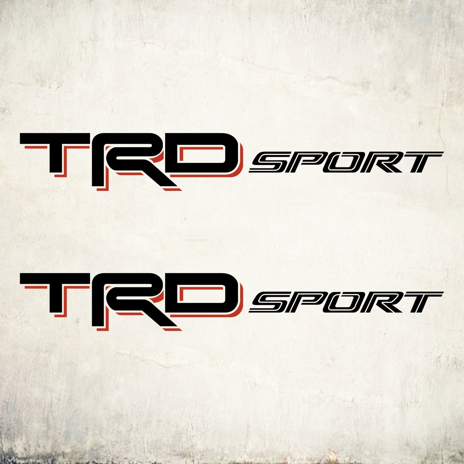 TRD Sport Decal Sticker SET 17 X4 - Etsy