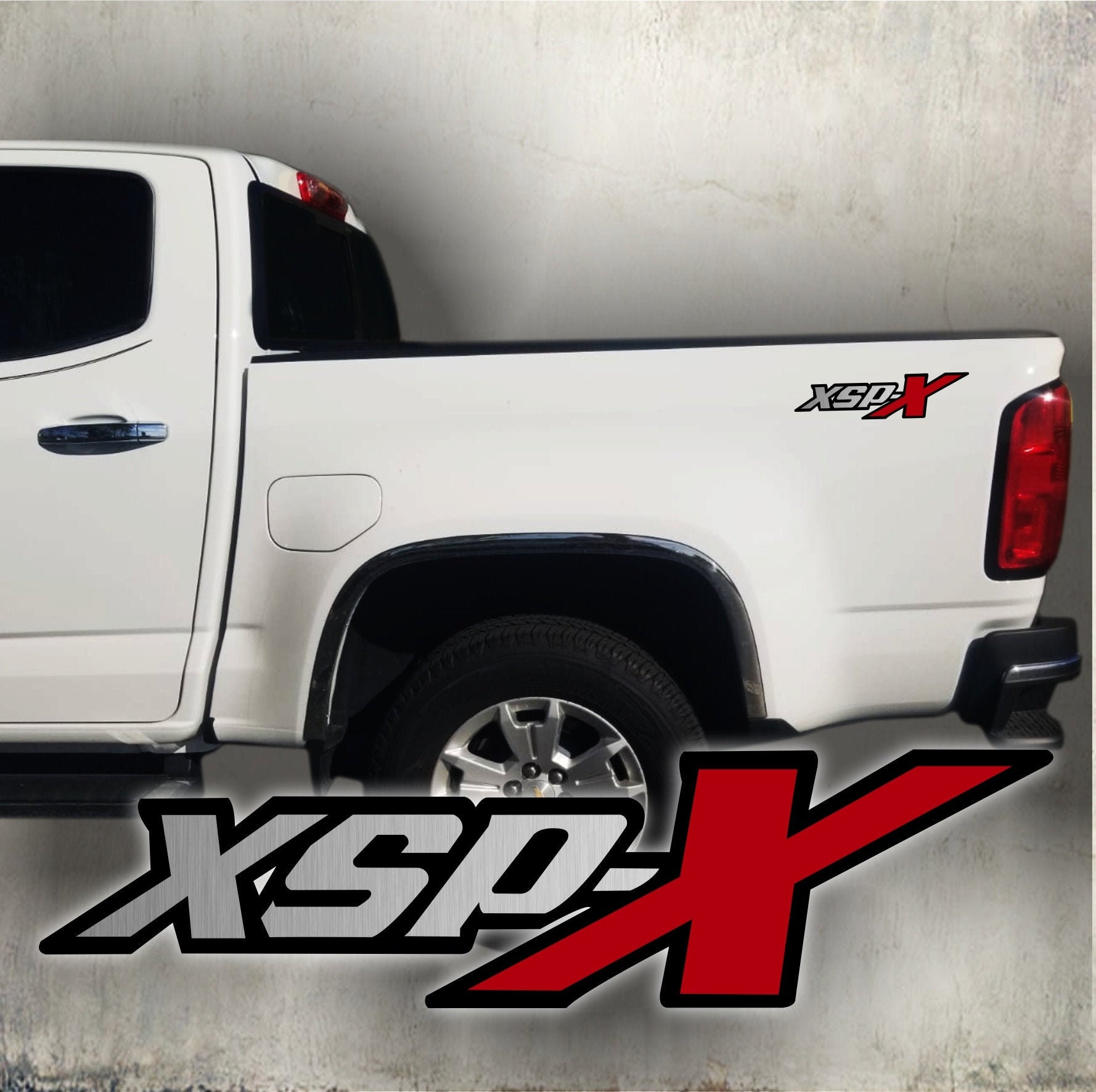 XSP-X Decal Stickers, Black and Brushed Chrome Truck (set) - Etsy
