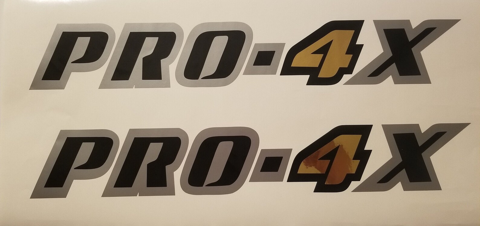 PRO 4X decal sticker cut vinyl truck 18 x 3 | Etsy