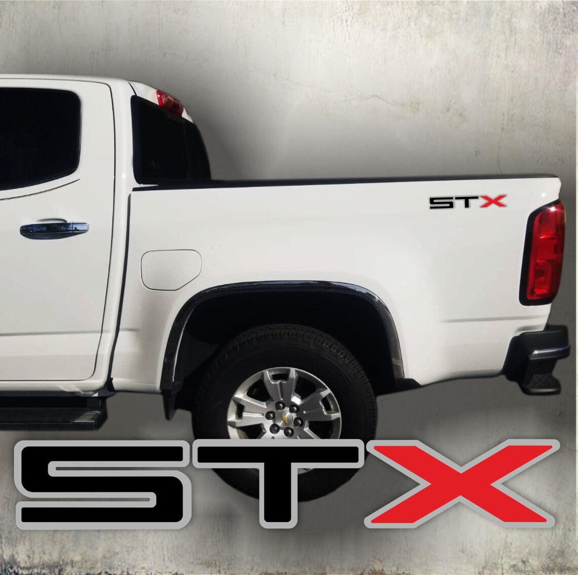 STX Decal Stickers Black Matte Gray Red Ford set - Etsy