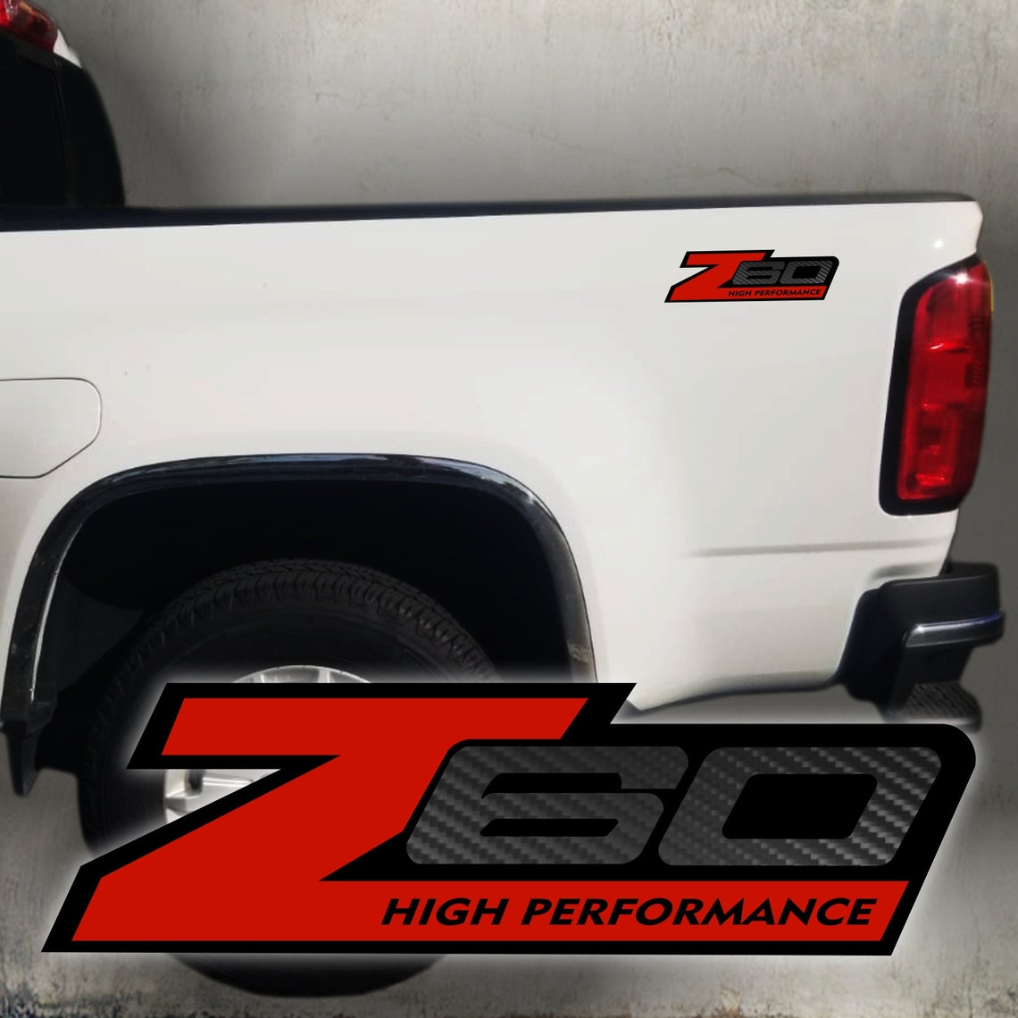 Z60 High Performance Decals Sticker Fiber Carbono SET - Etsy