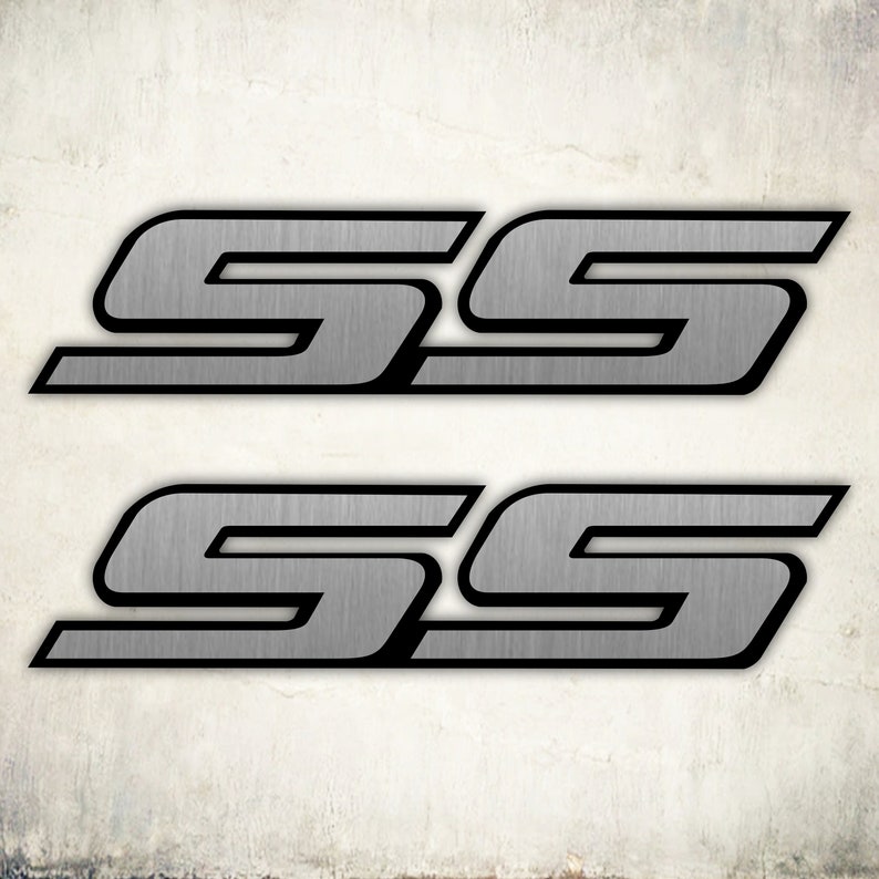 Camaro SS Stickers Decal, Edition Special Chromo Brushed SET - Etsy