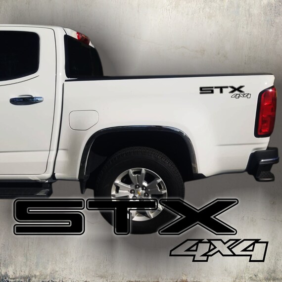 STX 4x4 Sport Decal Stickers Black Matte Silverado Truck - Etsy