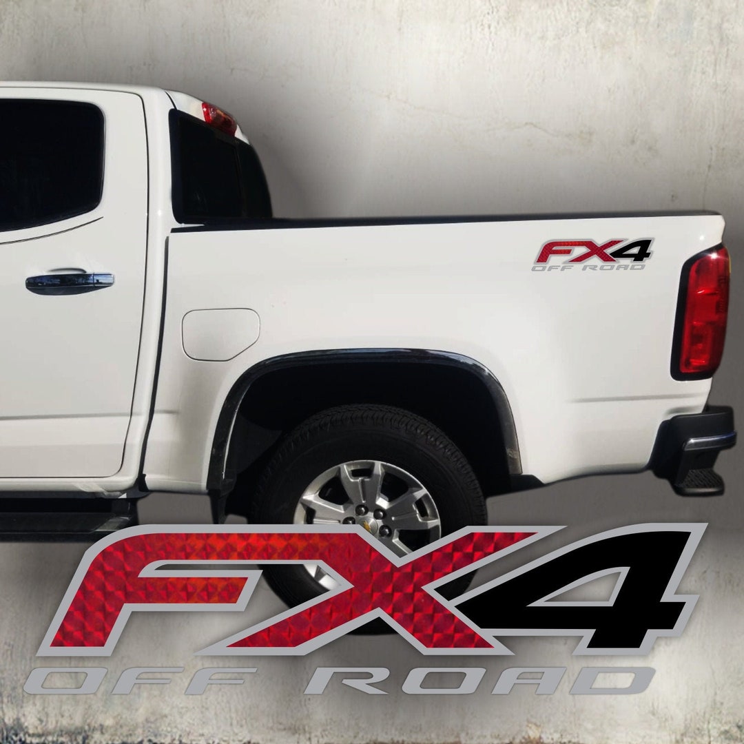 Fx4 Off road Calcomanía de pegatina, holograma rojo, camioneta ...