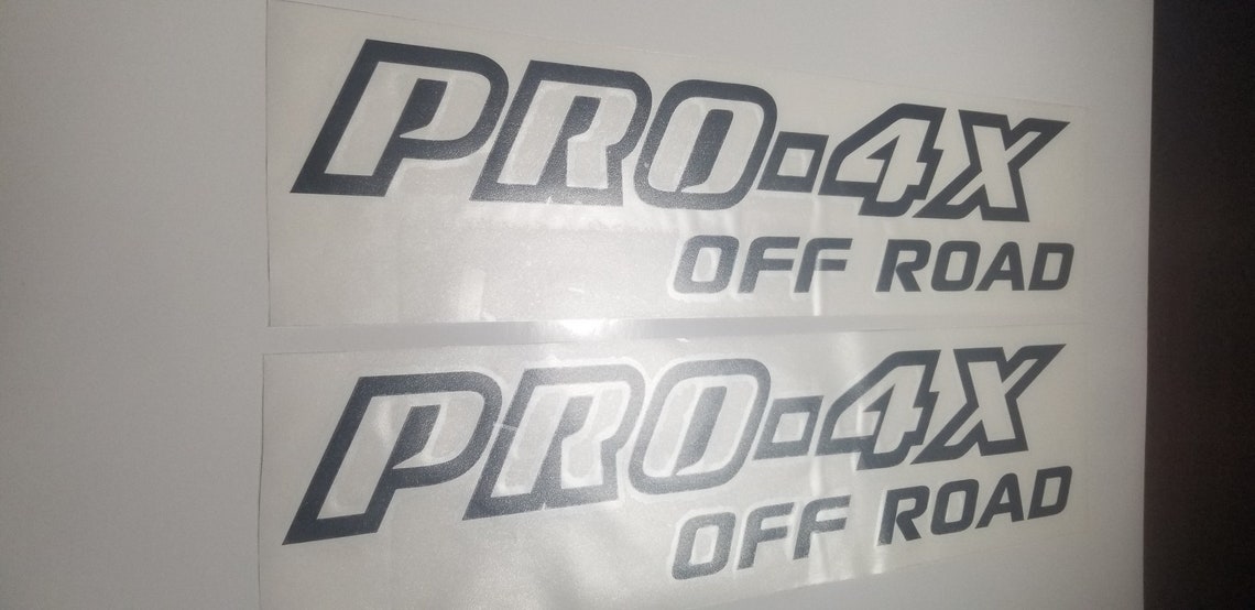 PRO 4X decal sticker 18 SET truck cut vinyl | Etsy