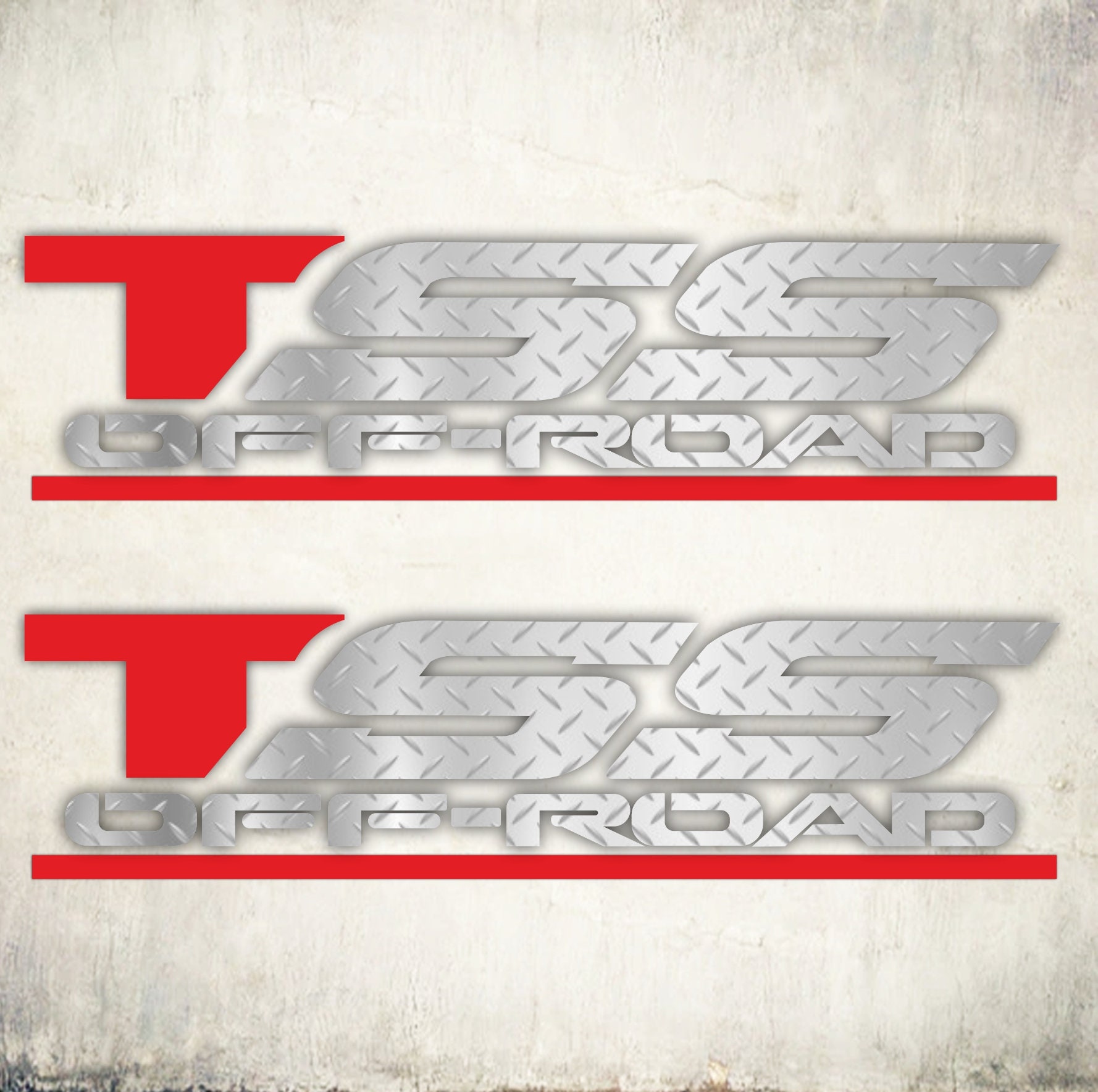 TOYOTA TSS off Road Stickers Decal Diamond 16 X - Etsy