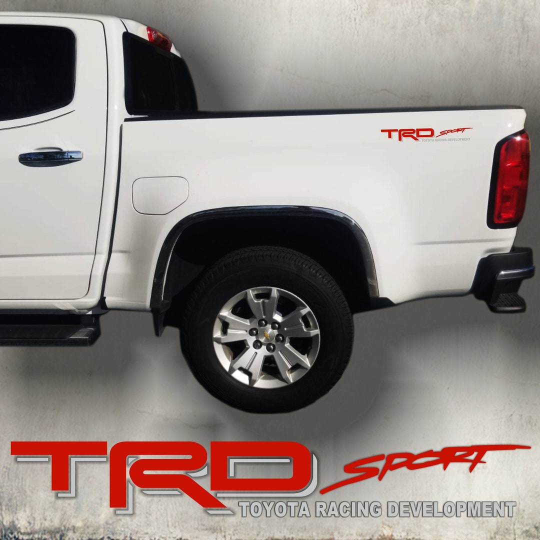 TRD Sport Decal Sticker Red, Toyota (SET) Custom Colors. - Etsy