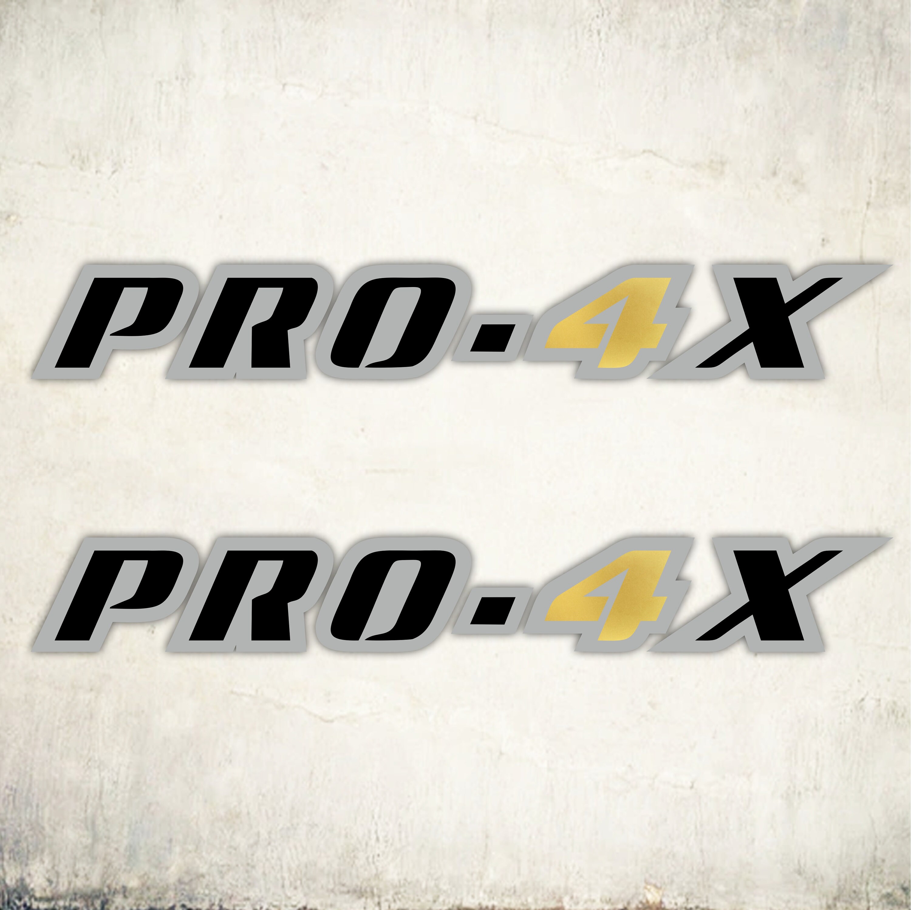 PRO 4X Decal Sticker Cut Vinyl Truck 18 X 3 - Etsy