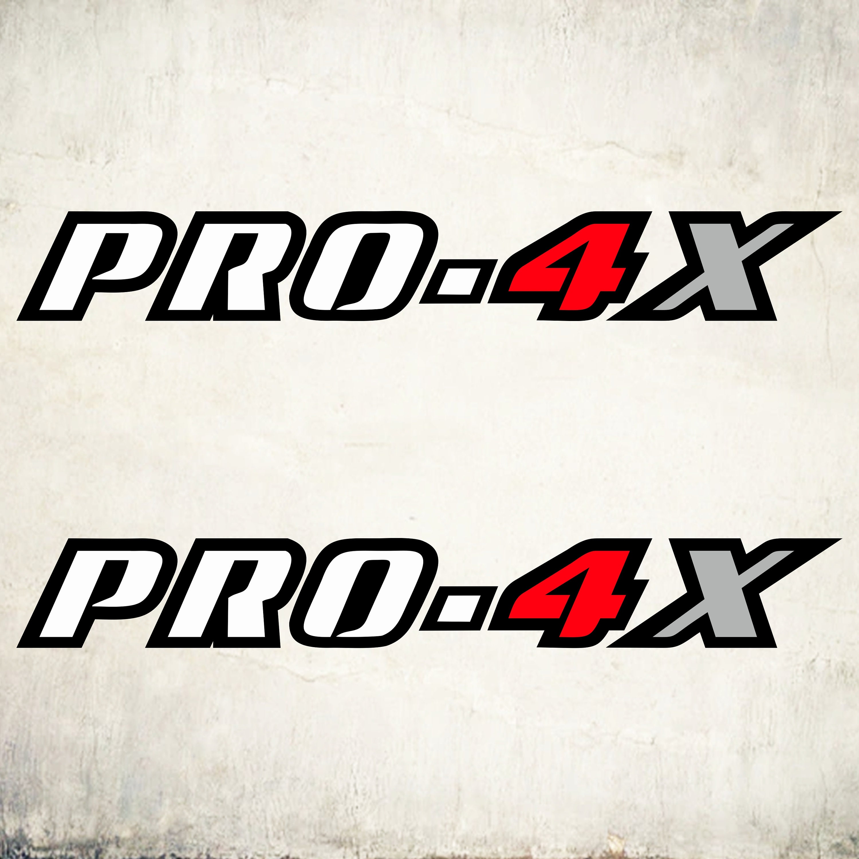 PRO 4X Decal Sticker NISSAN Cut Vinyl SET - Etsy