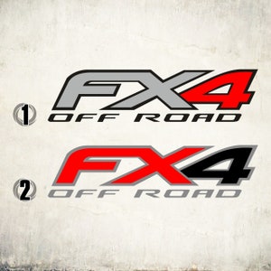 Fx4 off Road, Sticker Ford Silverado Truck (SET) 4x4 - Etsy
