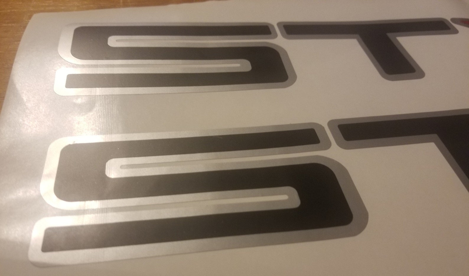 STX Decal Stickers Black Matte Gray Red Ford set - Etsy