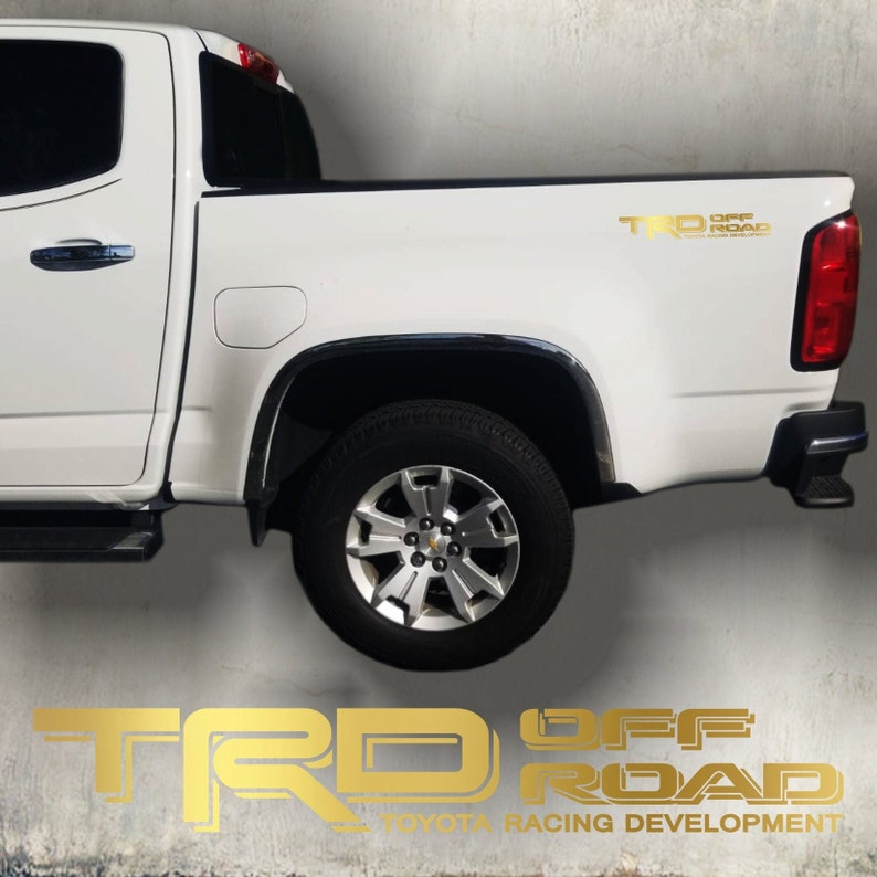 TRD off Road Decal Sticker SET GOLD Matte - Etsy