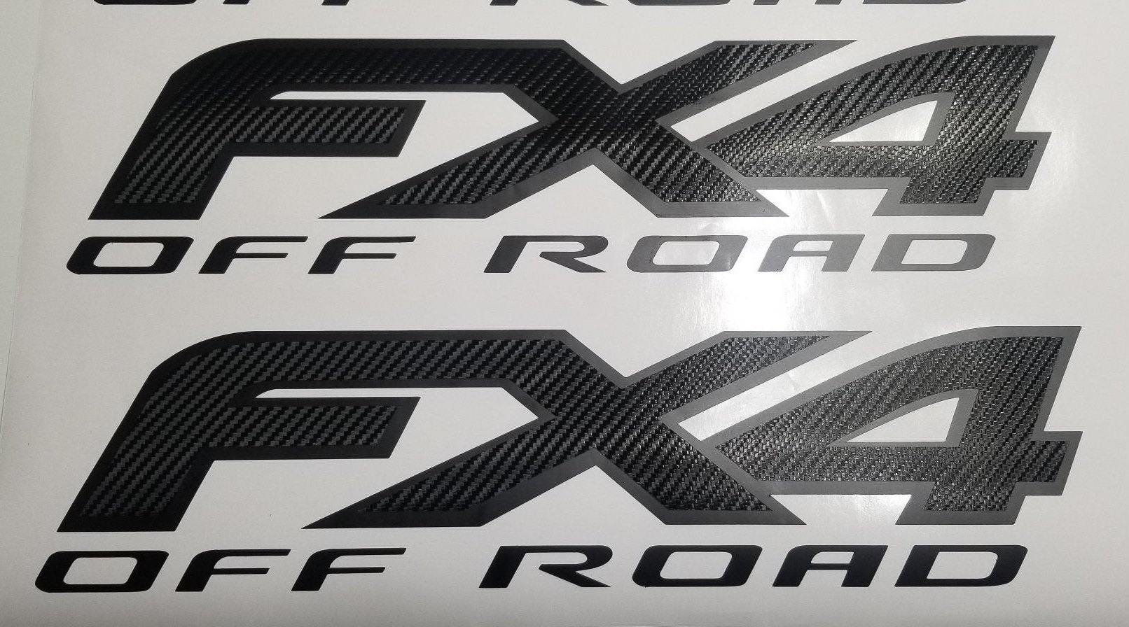 Fx4 Off road Decal Sticker fiber carbon truck Ford SET - Etsy.de
