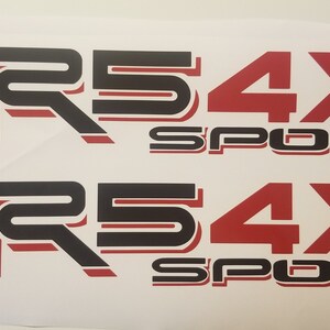 SR5 4x4 Sport Decal Sticker SET Truck, Toyota Cut Vinyl - Etsy