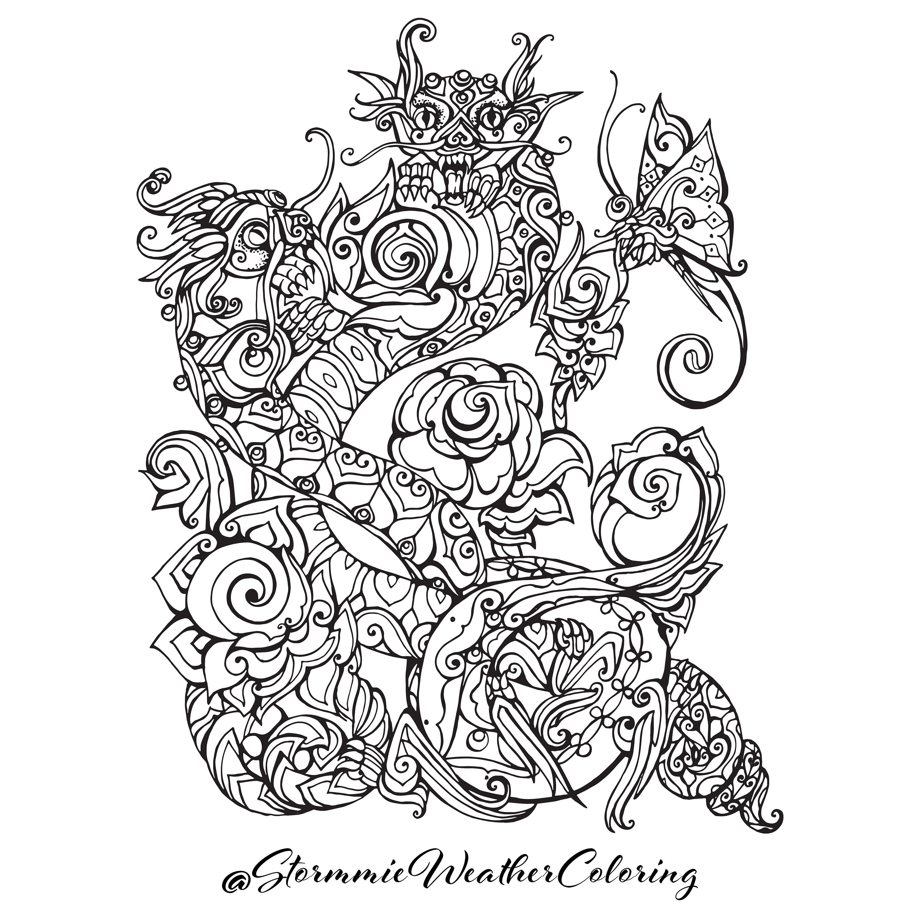 Coiling Dragons - Etsy