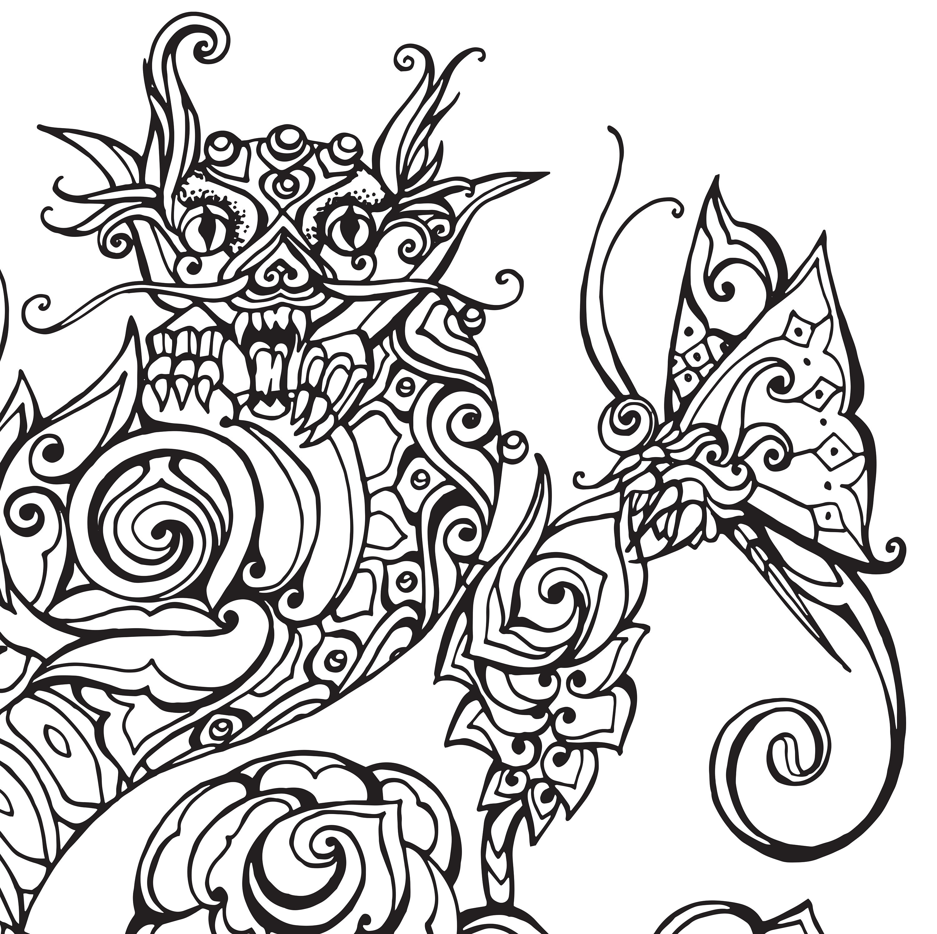 Coiling Dragons - Etsy