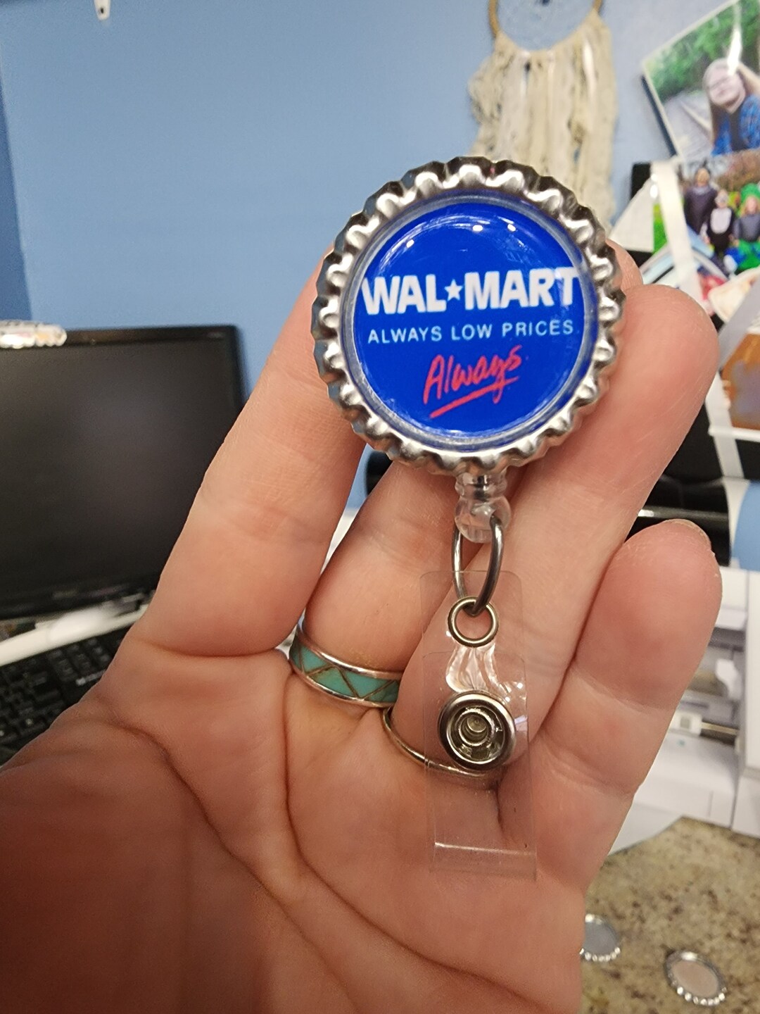 Walmart Badge Reel - Etsy