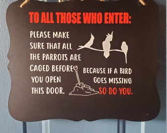 Cockatiel Sign - Etsy