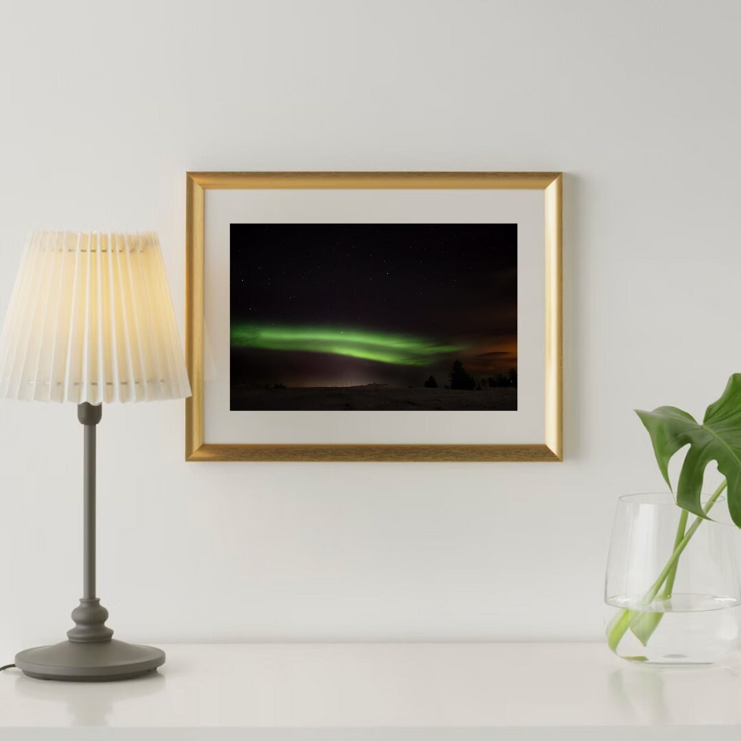 Iceland, Northern Lights Poster, Aurora Borealis Print, Northern Lights ...