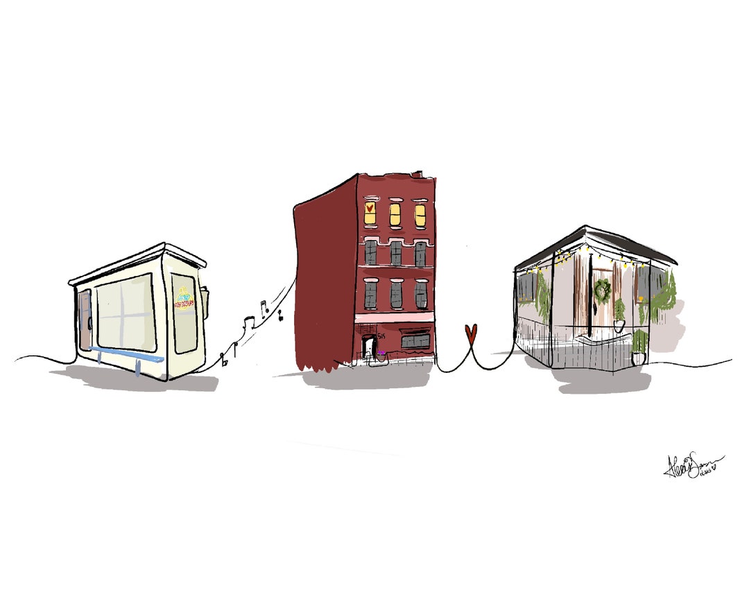 Custom Home/ Important Place Portrait - Etsy