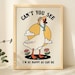 FRAMED Cottagecore Goose Wall Print, Happy Quote, Cute Kids Classroom ...