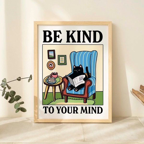 Be Kind Poster - Etsy